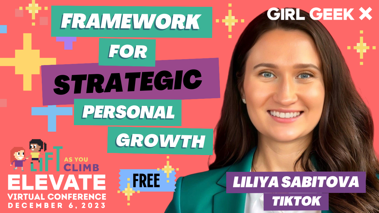 "Framework for Strategic Personal Growth": Liliya Sabitova, TikTok (Video + Transcript) — Girl ...